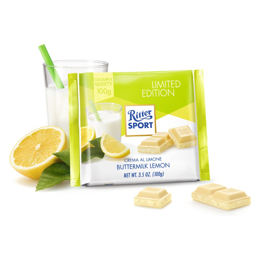 Ritter Sport ButterMilk Lemon 100G | Shopee Malaysia