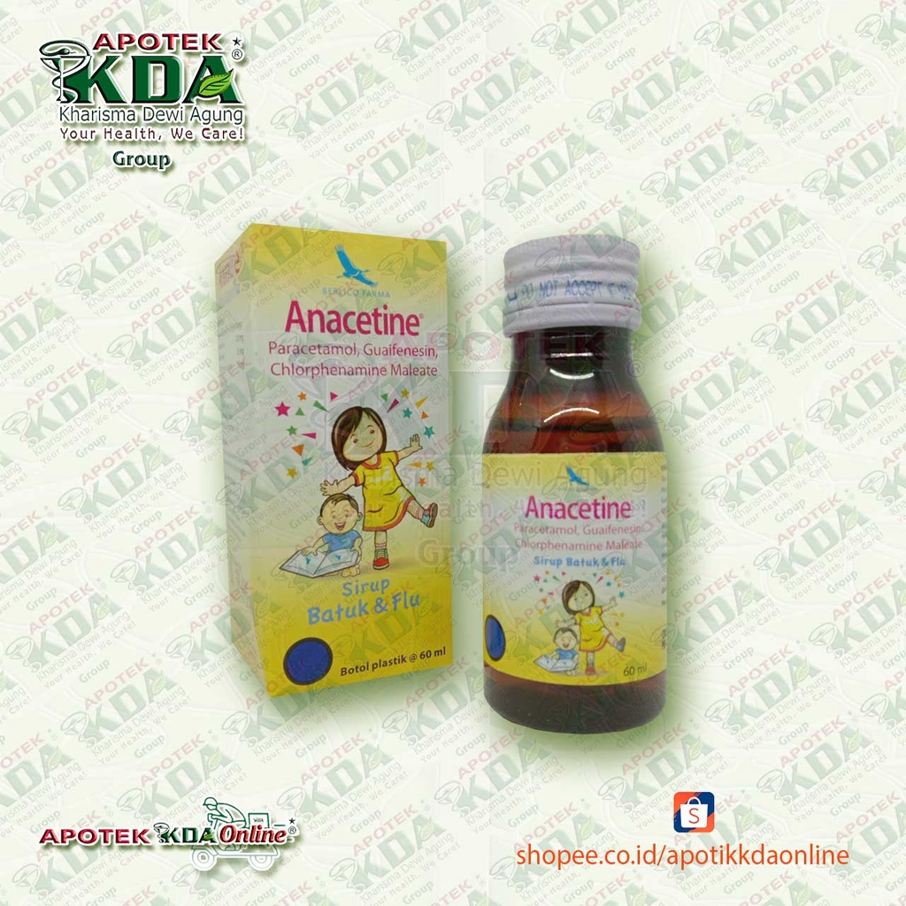 Anacetine SYRUP 60 ML | Cough AND COLD MEDICINE | Shopee Malaysia