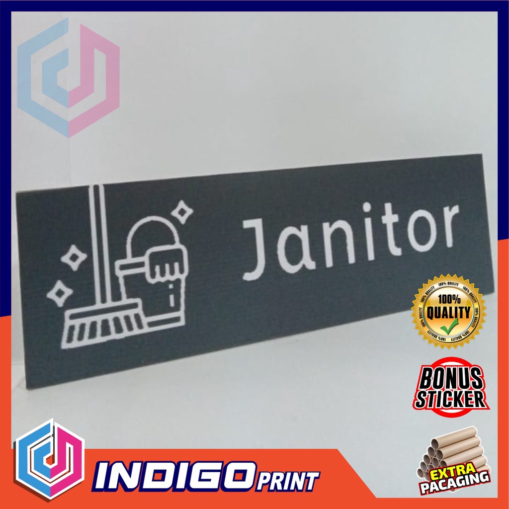 Cool mdf janitor Sign board | Shopee Malaysia