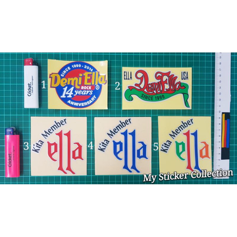 Ella Usa / Demi Ella / kita member ella Designs Sticker Cutting ...