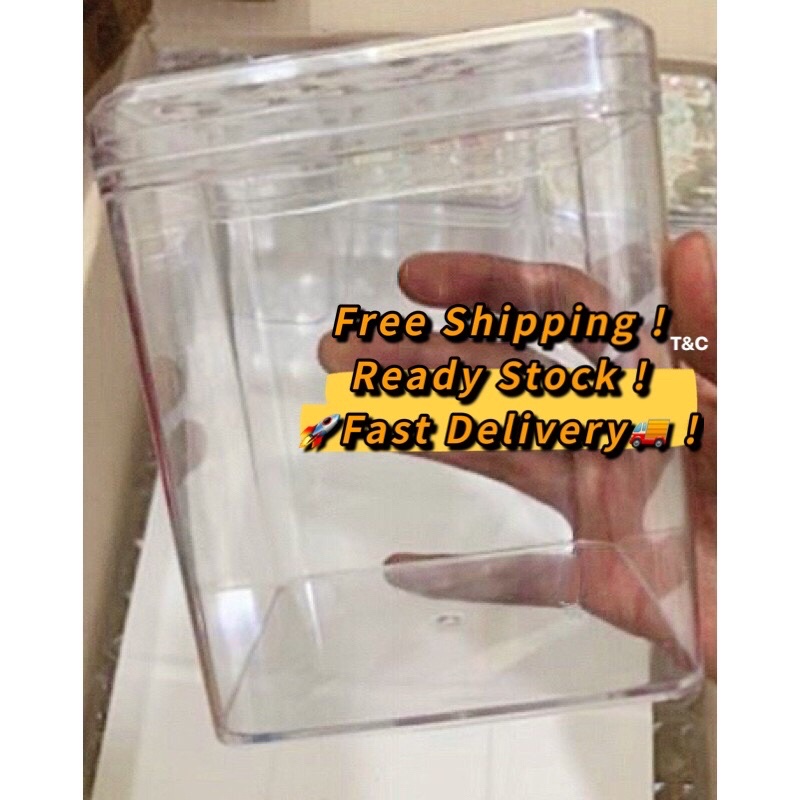 BEST BETTA TANK Ikan BETTA GUPPY FISH Small Aquarium Balang Plastic ...