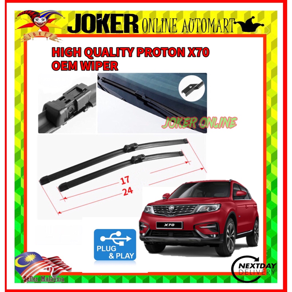 🔥🔥 PROTON X70 X-70 OEM WIPER KOREA TECHNOLOGY WIPER BLADE | Shopee Malaysia