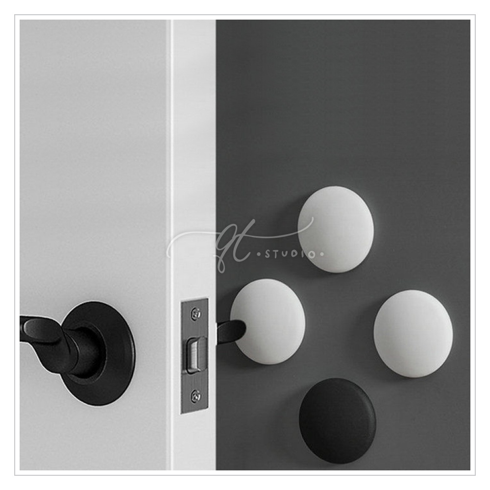 [Ready Stock] Door Handle Stopper / Self Adhesive Rubber Door Stopper ...
