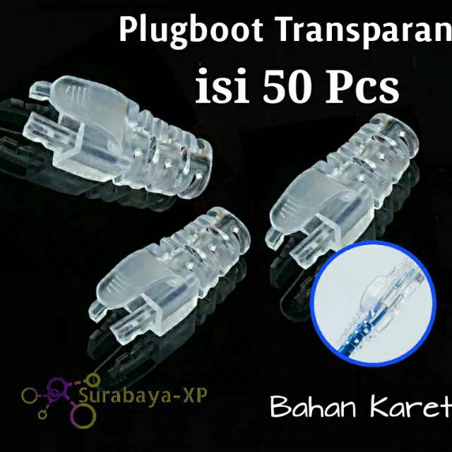 Plug Boot Plugboot RJ45 Rubber Protective Cover Connector CAT5E CAT6 ...