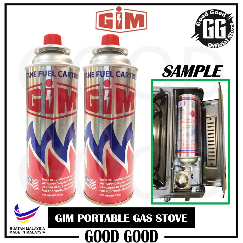 GIM Butane Gas Cartridge Portable Butane Gas Stove Outdoor Camping, Gas ...