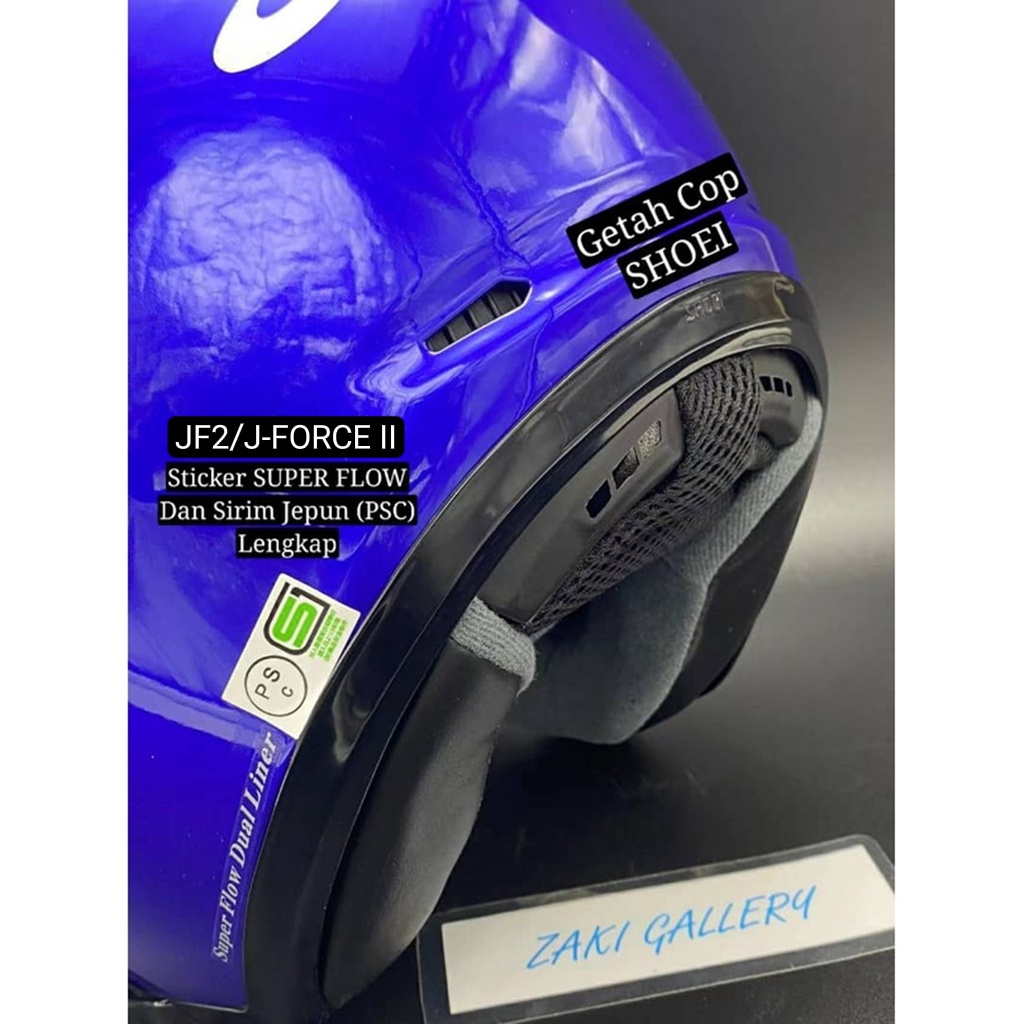 SHOEI J FORCE 2 JACK HELMET KUNING & YELLOW TANDUK LEKUK 1TO1 PREMIUM ...
