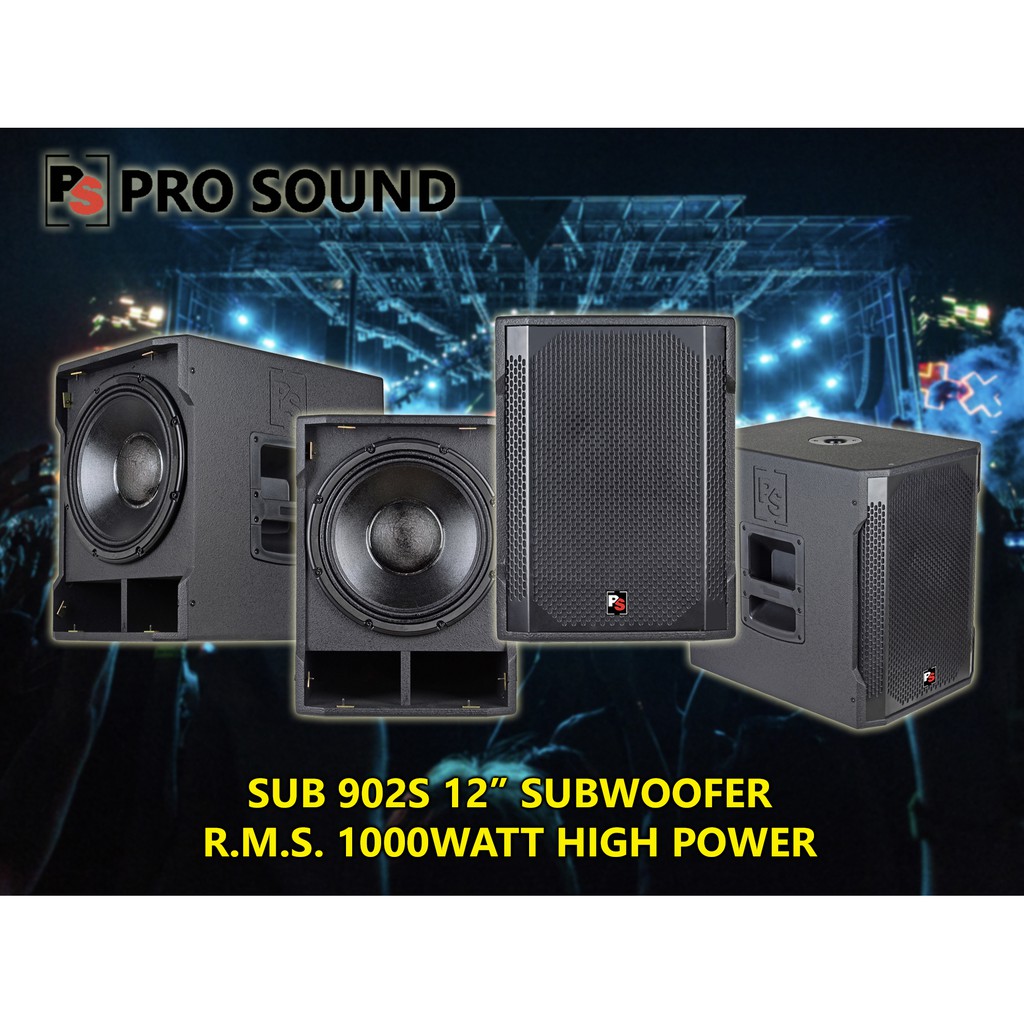 (SEBIJI/ PER UNIT) PS Pro Sound 12" Passive Subwoofer PS SUB-902S ...