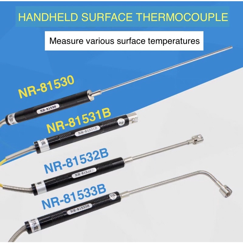 K-Type Thermocouple Surface Temperature Handheld Probe And Roller ...