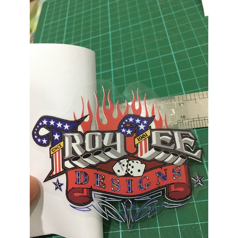 Troy lee designs sticker dadu since 1981 | Shopee Malaysia