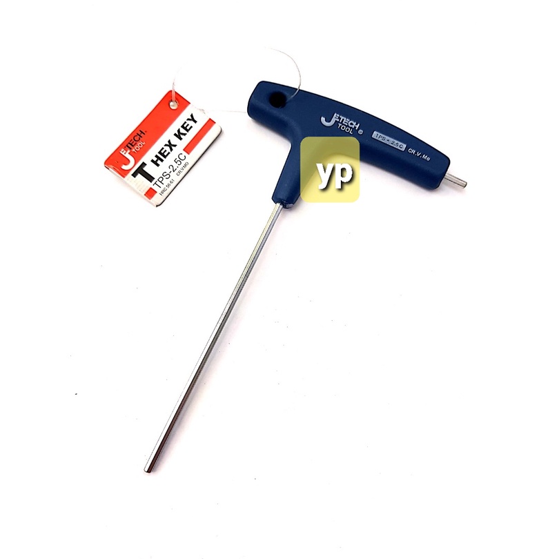 Jetech T handle hex key c/w platic handle TPS2C 2.5mm /pc | Shopee Malaysia