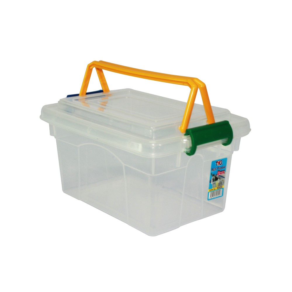 4 X TOYOGO 1.5L Small Storage Box Container w Cover Handle Home Storage ...