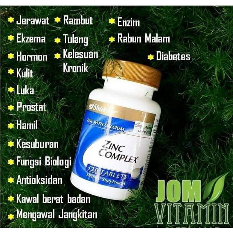 Zinc Plus Shaklee (120 biji) | Shopee Malaysia