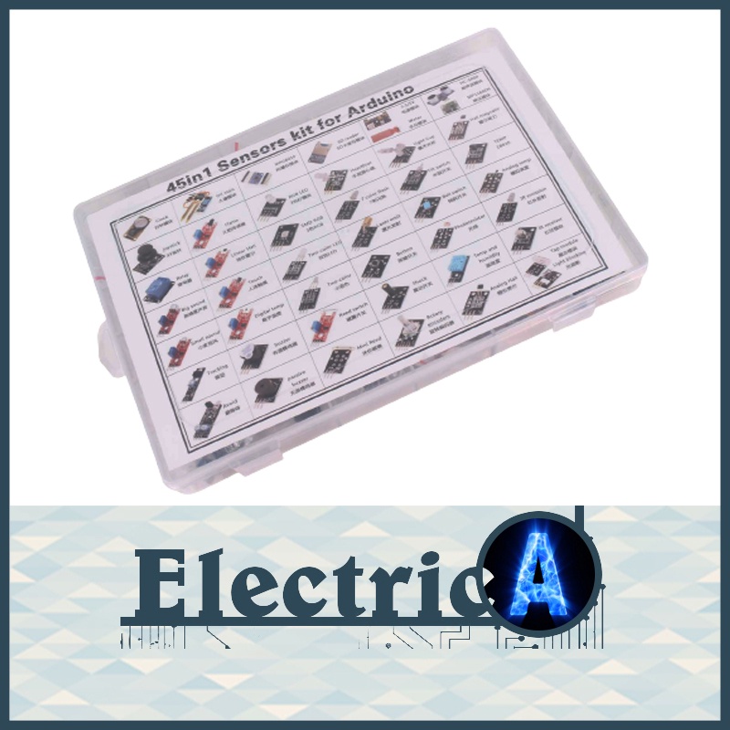 45-in-1 Sensor Module Starter Kit for Arduino Upgrade 37-in-1 Sensor ...