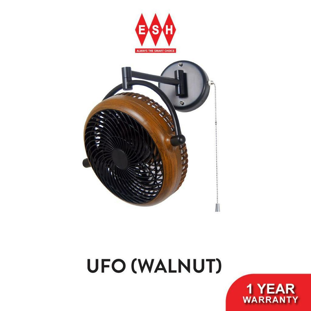NSB UFO 8 Inch 3 Blade Corner Ceiling Wall Mount Fan (Walnut) | Shopee ...