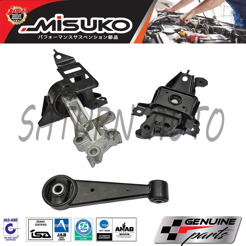 PERODUA AXIA AUTO ENGINE MOUNTING KIT SET BRAND MISUKO WITH BRACKET 1 ...