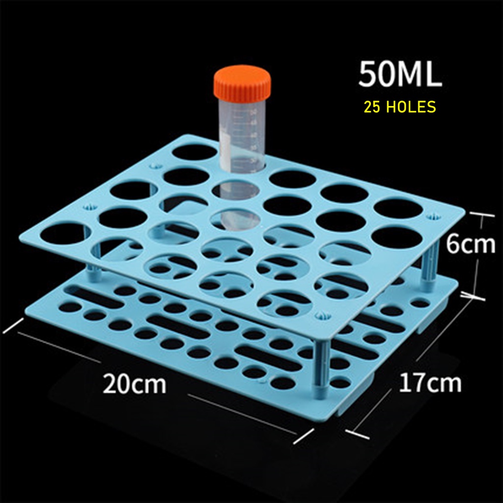 Centrifuge Tube Rack Plastic Test Tube Racks Detachable for 50ml and ...
