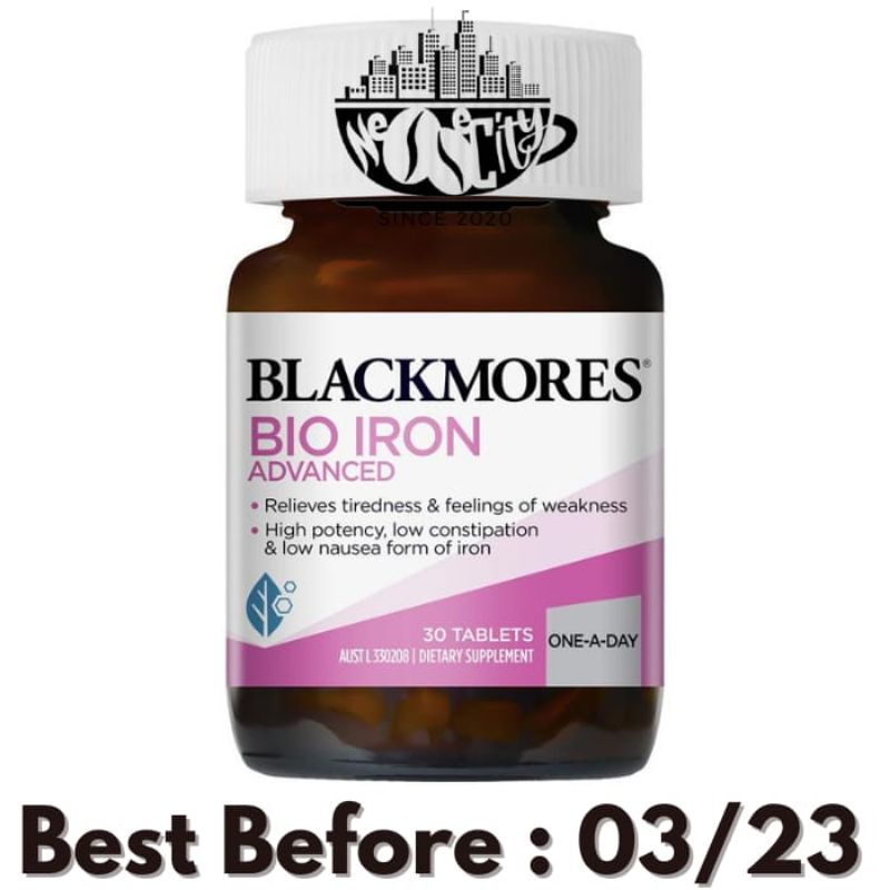 Blackmores Bio Iron Advanced Contains 30 Tablets (Original Australia ...