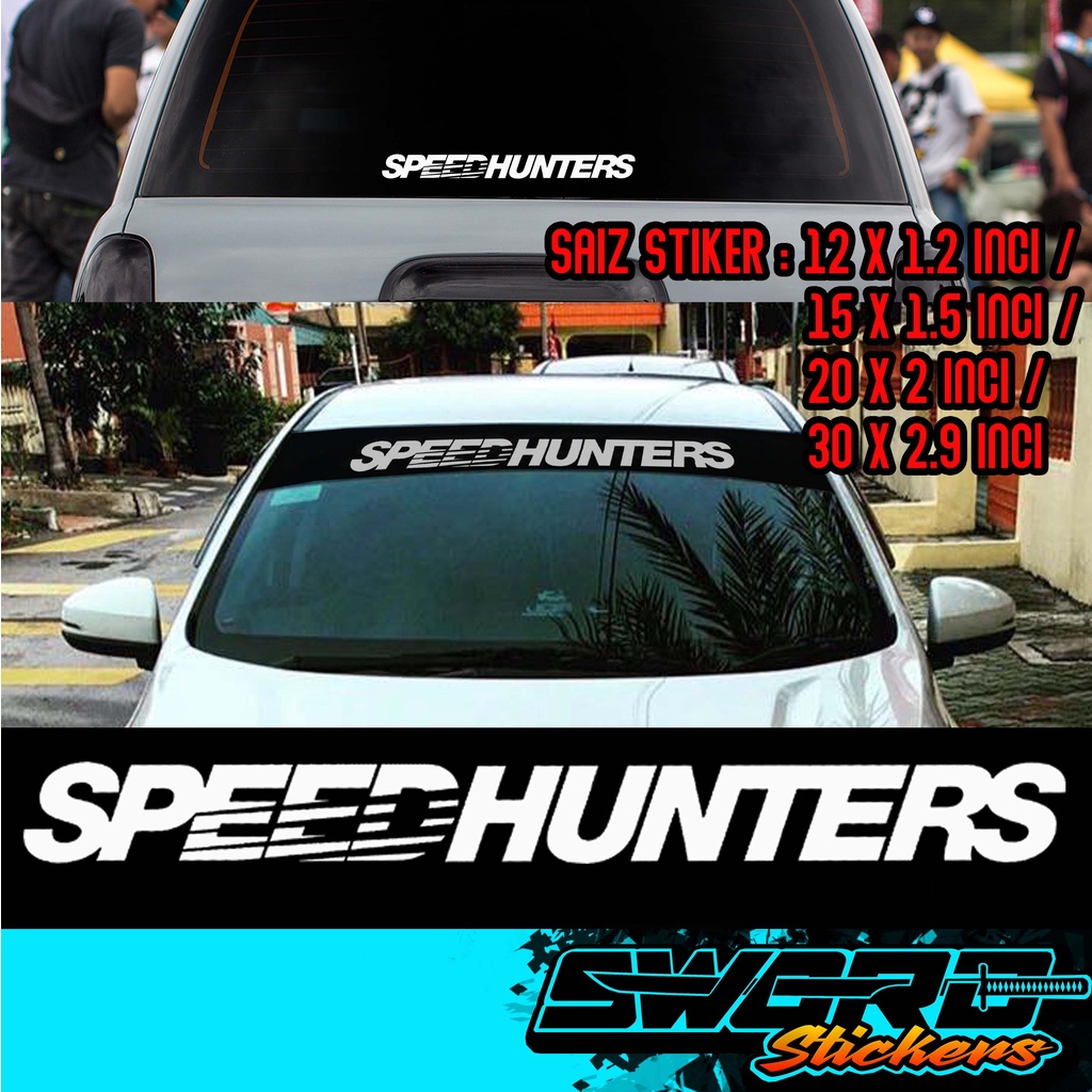SPEEDHUNTERS STICKER / STIKER SPEEDHUNTERS / STIKER KERETA / CAR ...