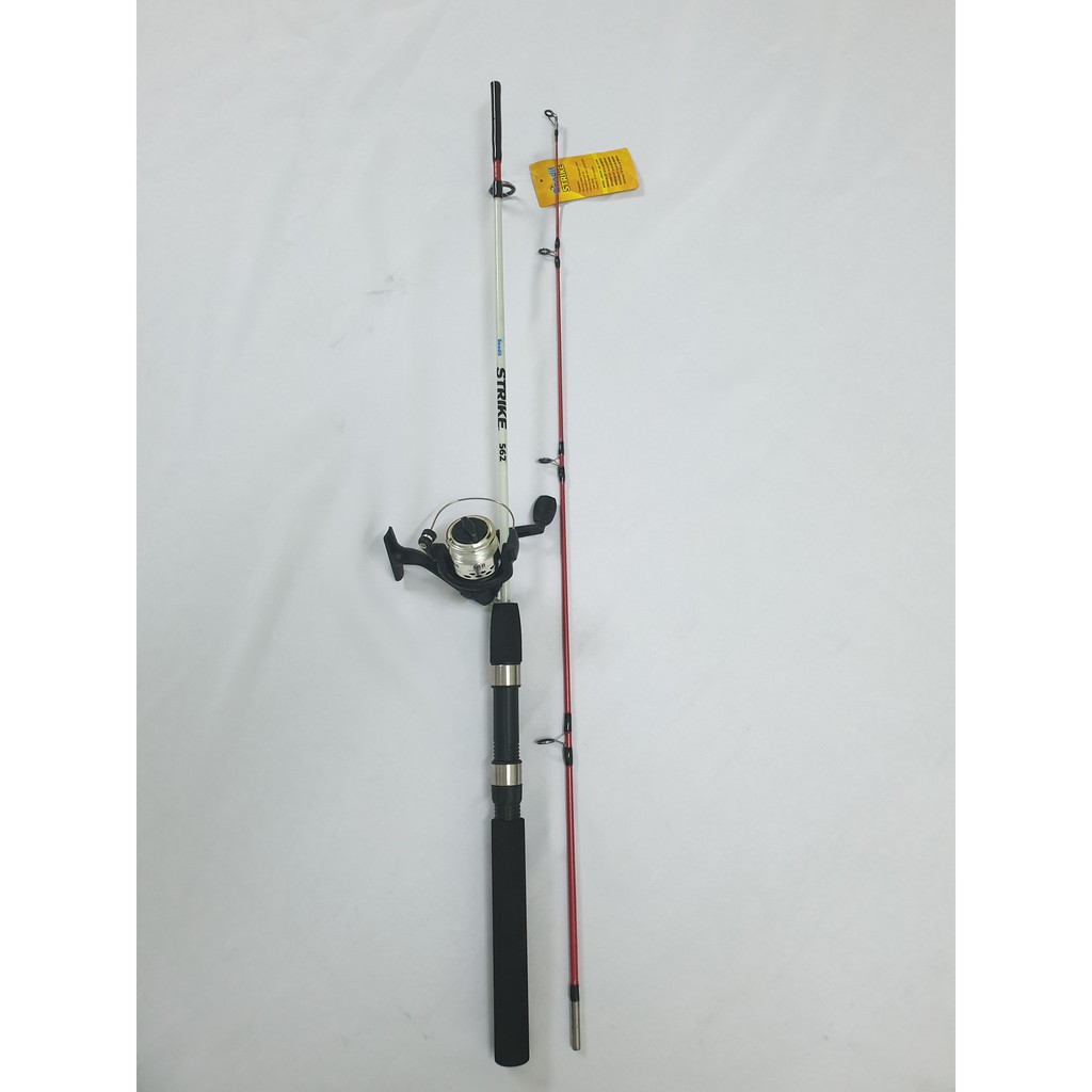 BANDIT STRIKE SOLID ROD SPINNING 562 + BANDIT AK200 SHRIMP REEL ...