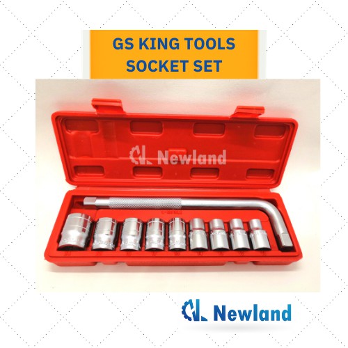 GS KING TOOLS Socket Set (CRV) 10pcs | Shopee Malaysia