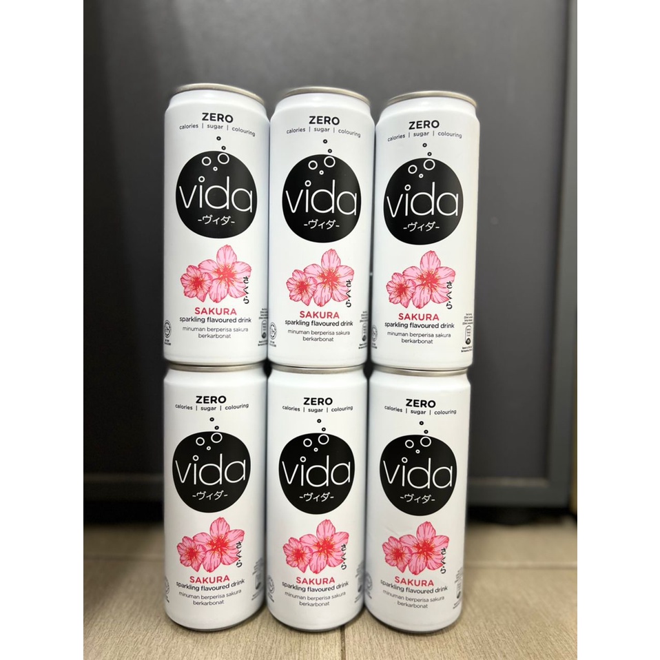 🔥Ready Stock🔥Vida Zero Sakura (6 TINS X 325ML) | Shopee Malaysia