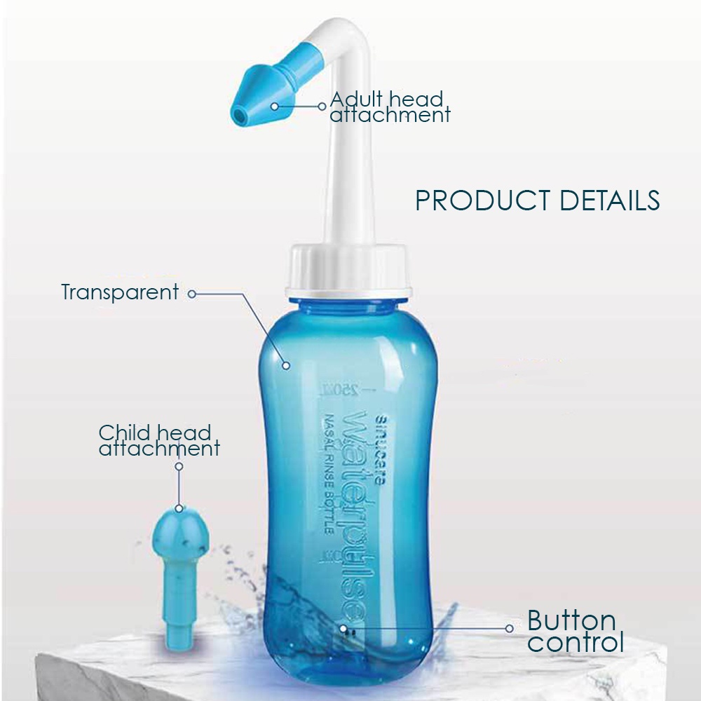 BH Waterpulse Nose Cleaner & Salt Allergic Rhinitis Sinus Relief Nasal ...