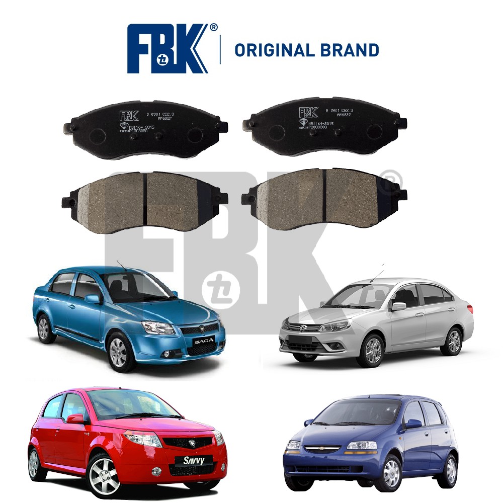 FBK Disc Brake Pad Front - Proton Saga BLM / New Saga 2016-2018 / Savvy ...