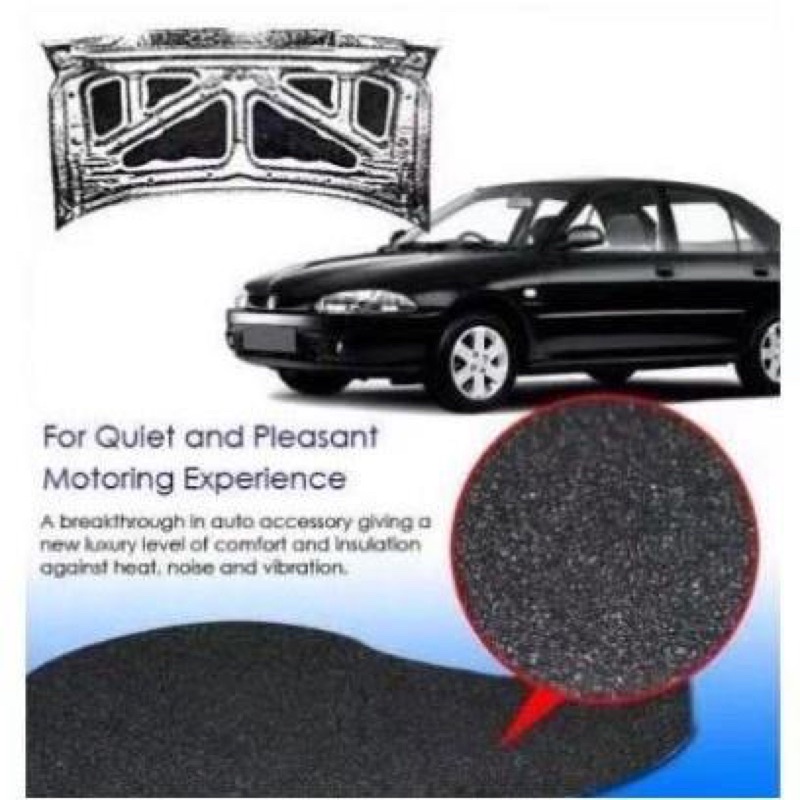 Perodua High Quality Front Sponge Bonnet Cover/SoundProof/Mat/Sponge ...