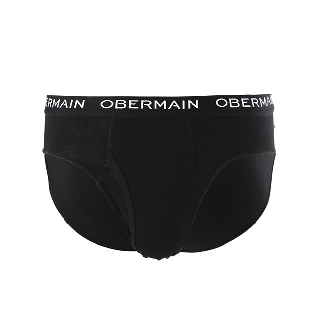Obermain Men's Underwear KNIT BRIEF All Black OMZ03021BK | Shopee Malaysia