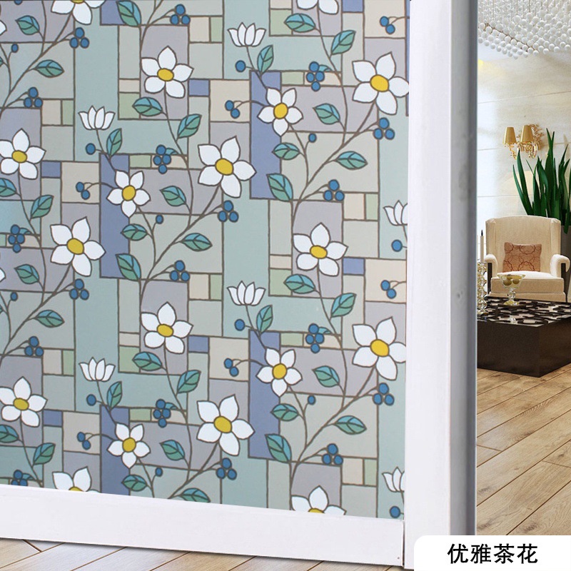 5 meter glass film Window Glass Sticker Home Office Bedroom Bathroom ...