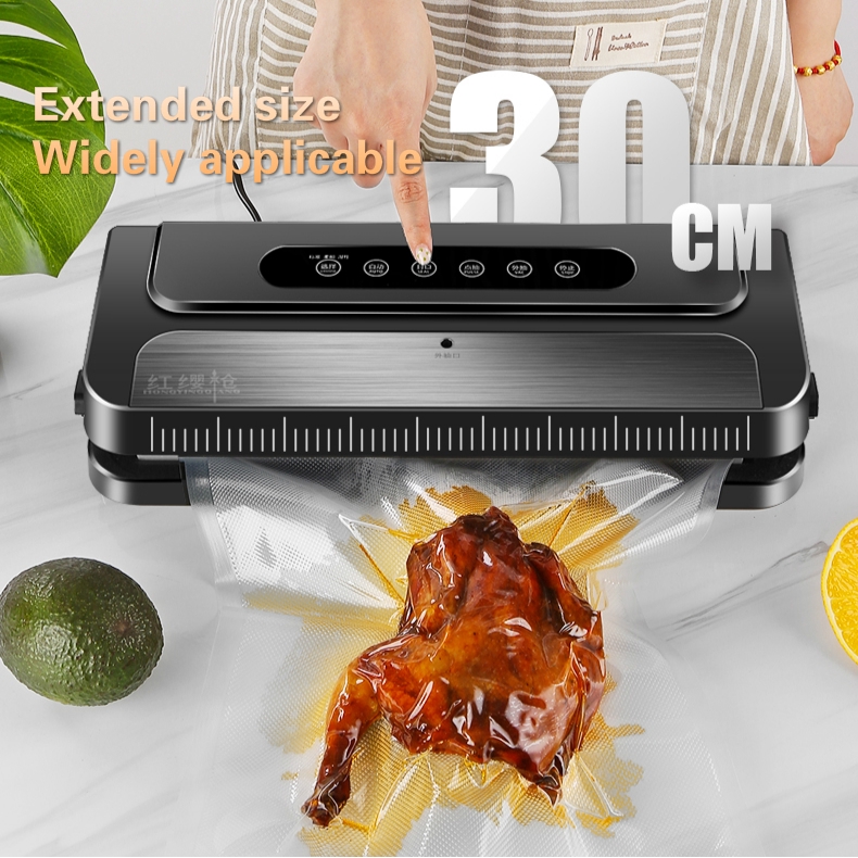 MESIN PENGEDAP VAKUM 220V/300MM VACUUM SEALER MACHINE FOOD VACUUM ...
