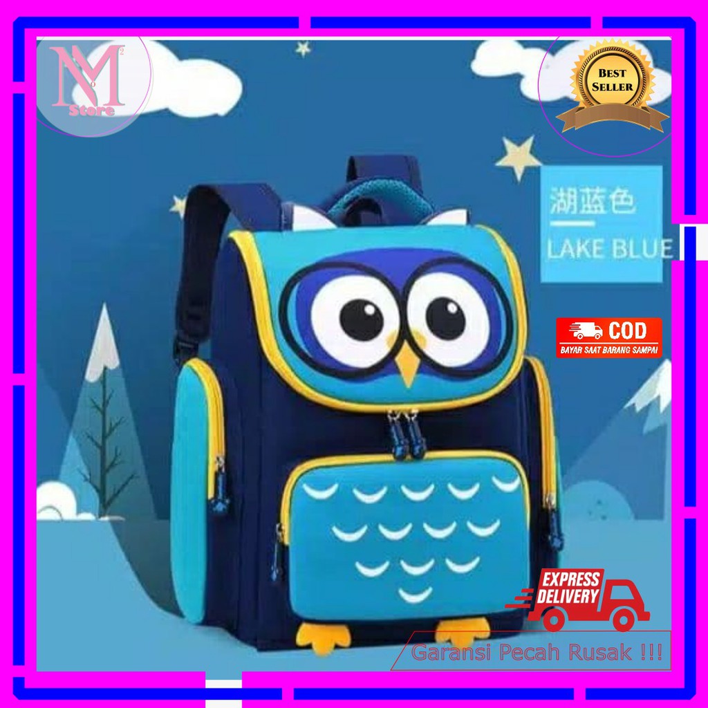 Sale Of School Backpacks For Kids OWL - | Shopee Malaysia