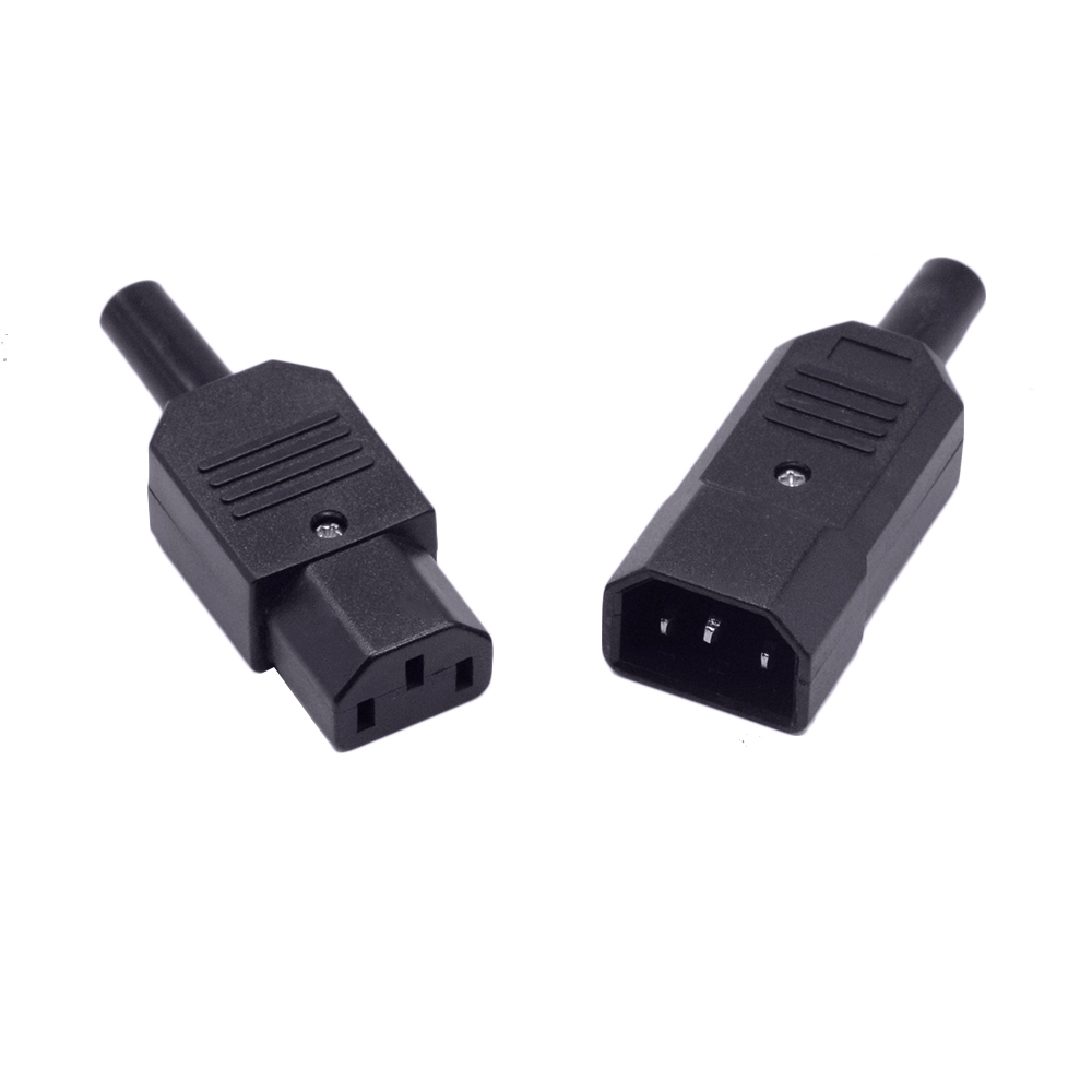 IEC320 C14 UPS plug Male Female Power Plug Connector Power Cord Inlet ...