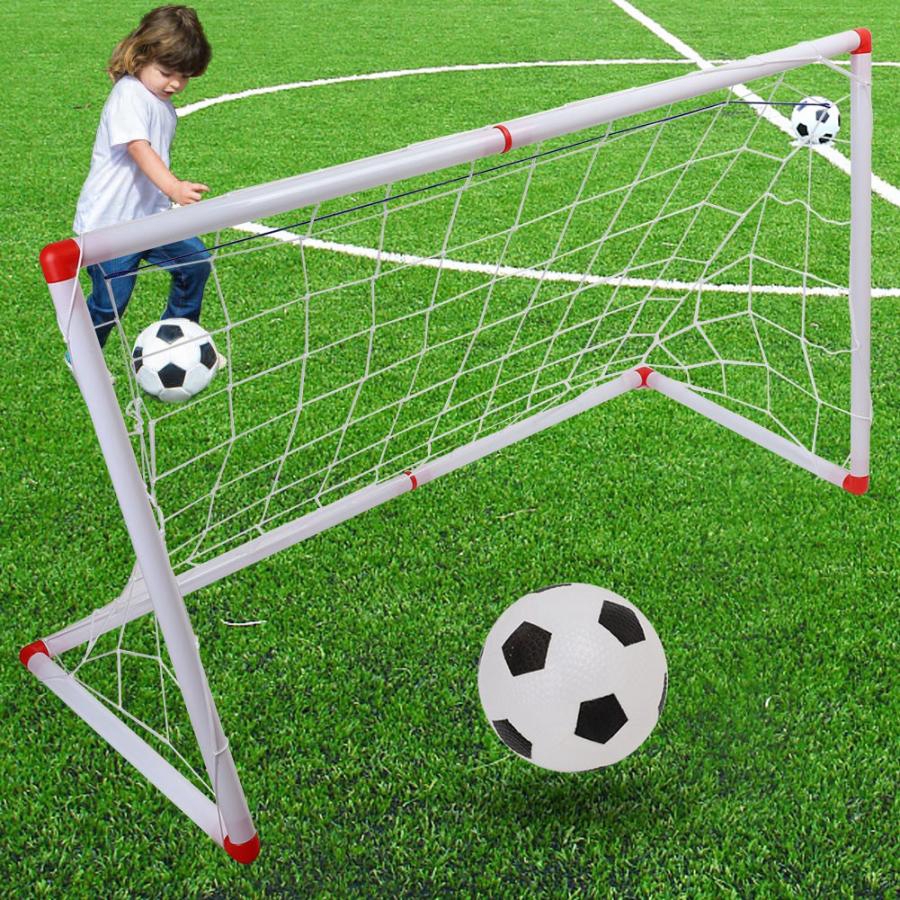 106CM Indoor Outdoor Mini Children Football Soccer Goal Post Net Set ...