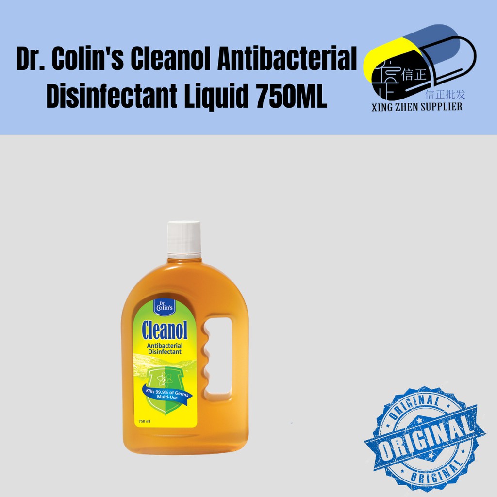 Dr. Colin's Cleanol Antibacterial Disinfectant Liquid 750ML | Shopee ...