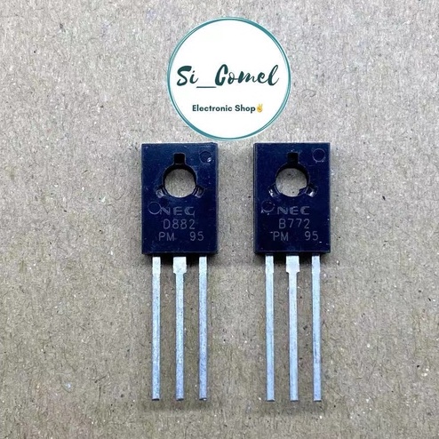 🇲🇾🔥READY STOCK🔥2SD882 D882 2SB772 B772 3A 40V NPN TO-126 Transistor | Shopee Malaysia