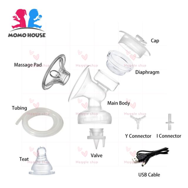 MoMo House Breast Pump Spare Parts Accessories | Shopee Malaysia