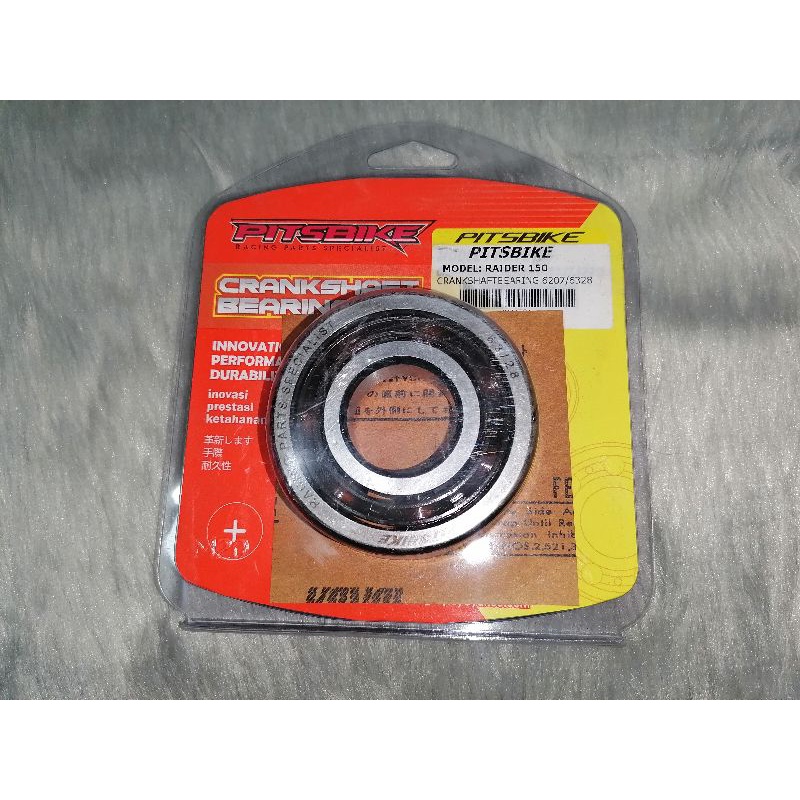 pitsbike crankshaft bearing frictionless raider 150 fi carb 2pcs ...