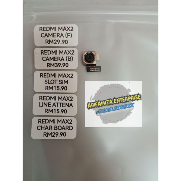 📱SPAREPARTS ORI📱REDMI MAX 2 CAMERA BACK 💯ORIGINAL/MURAH & KUALITI ORI ...