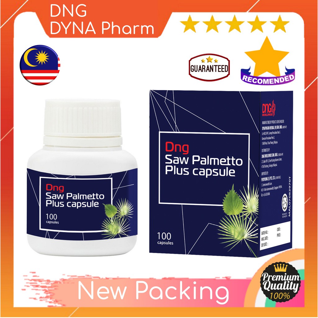 [ORIGINAL] DNG Saw Palmetto Plus Saw Capsule 前列顺 - 100 Tablets # Halal ...