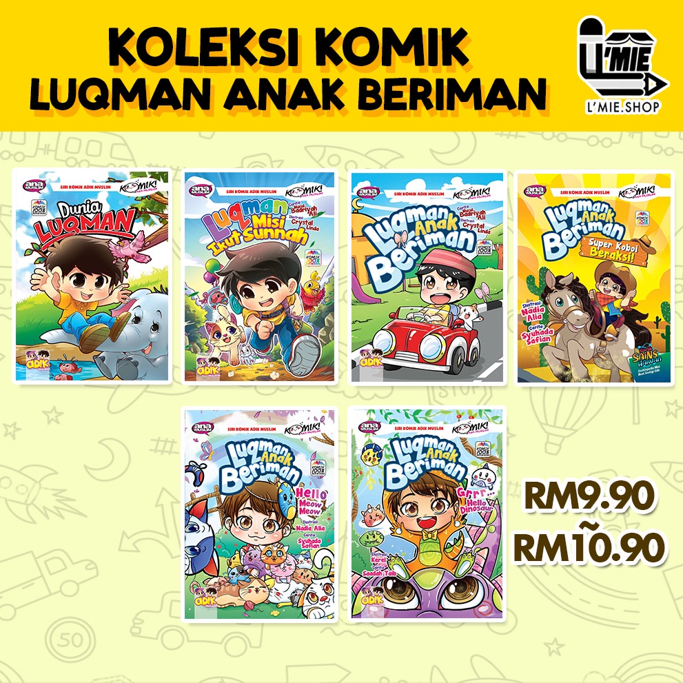 Koleksi Lengkap Komik Luqman Anak Beriman - Komik Kanak-kanak Ana ...