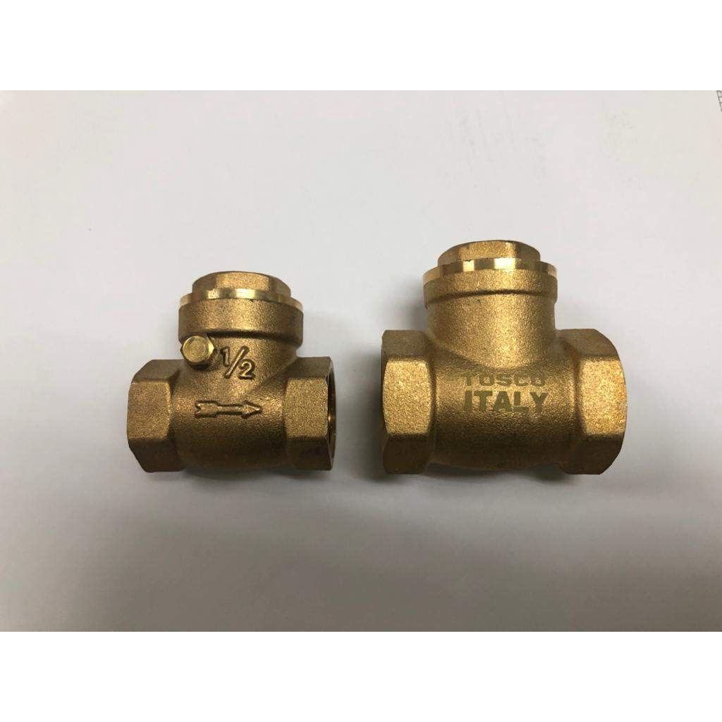 Injap sehala ayun tembaga / Brass Swing Check Valve 15mm - 40mm ...