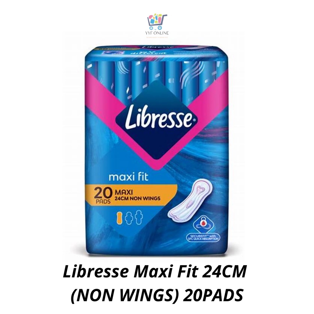 Libresse Maxi Fit 24CM NON WINGS (20 PADS) | Shopee Malaysia