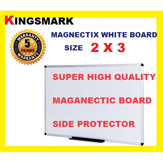 SUPER QUALITY Magnetic White Board WHITEBOARD (60cm x 90 cm)- 2 x 3 ...