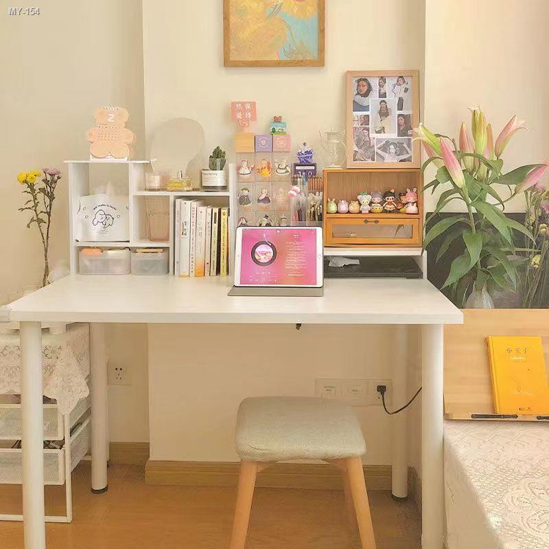 IKEA desk home study desk simple student bedroom ins white desk writing ...