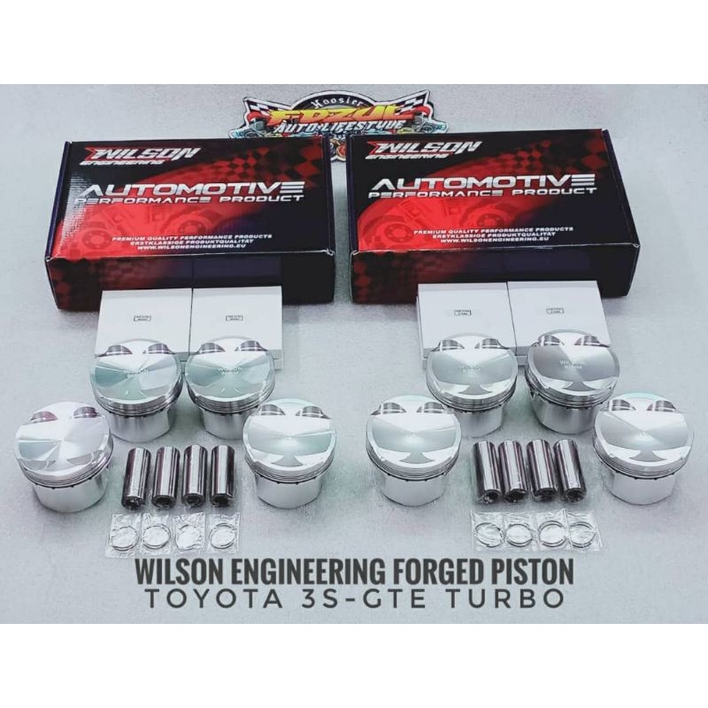 Wilson Engineering Forged Piston Toyota 3S-GTE Turbo 86MM 87MM | Shopee Malaysia