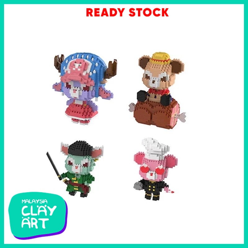 Sanji Shelliemay Luffy Duffy Micro Diamond Block Chopper Stellalou Zoro ...