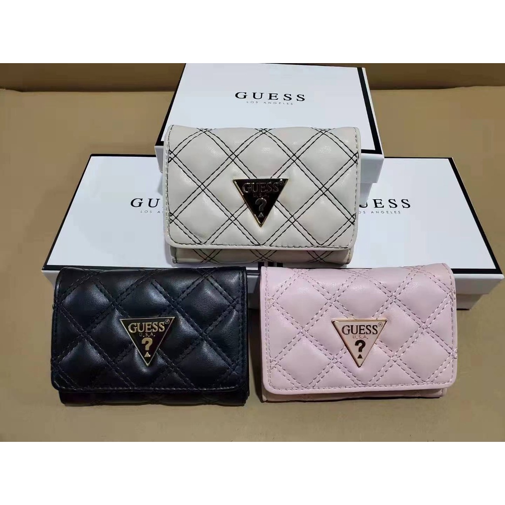 Guess New Short Wallet Women's Coin Purse Clutch Bag | Shopee Malaysia