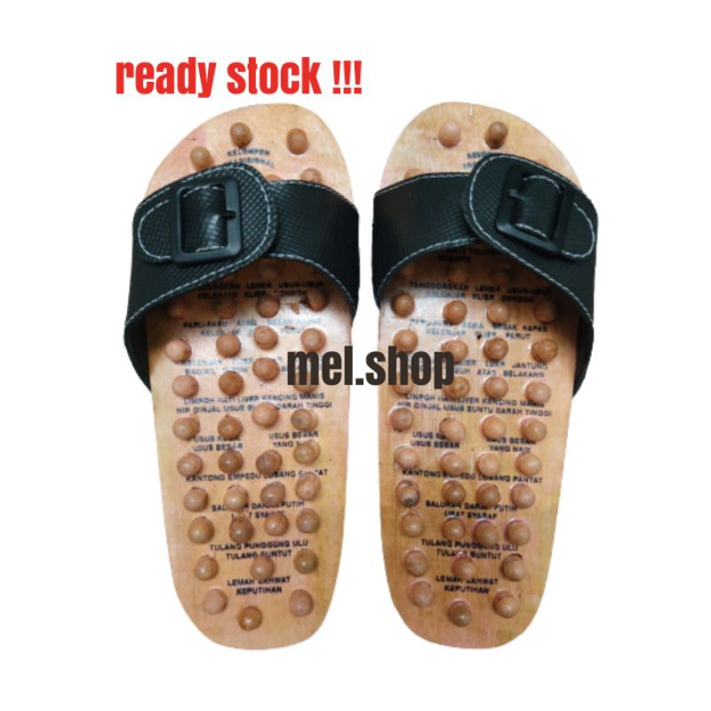 🔥🔥READY STOCK Selipar urut jenis kayu(wooden reflexology shoes)🔥🔥 ...