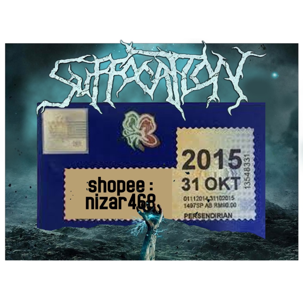 (Stiker Cukai Jalan Untuk Kenderaan Malaysia) Malaysia Road Tax Sticker 16cm x 12cm Suffocation ...